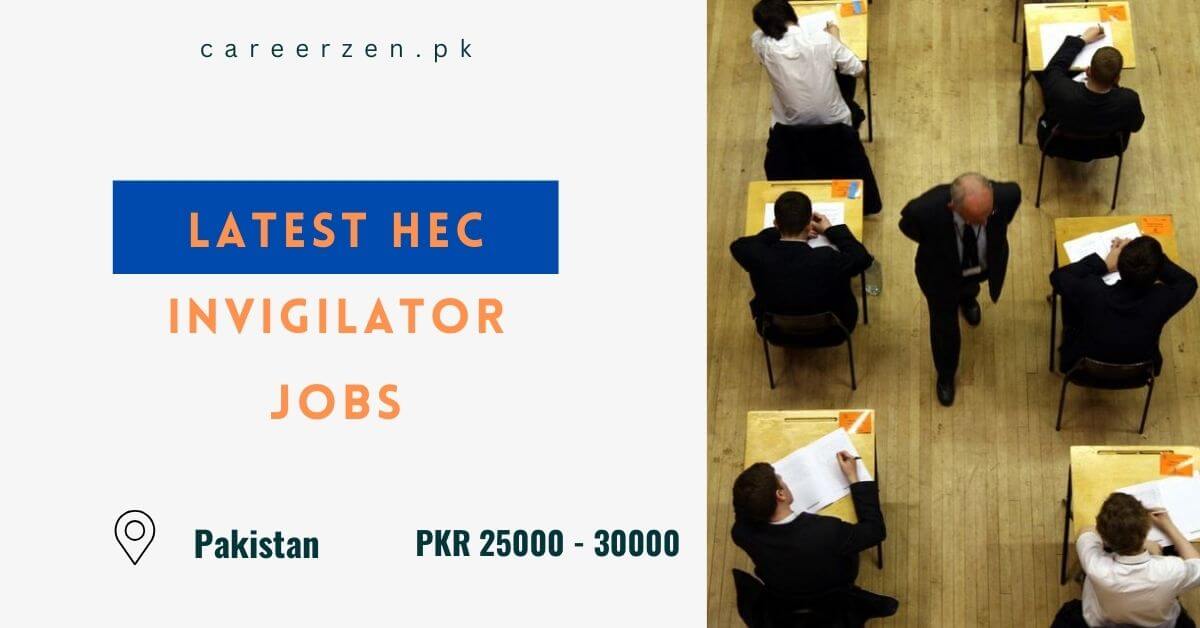 Latest HEC Invigilator Jobs 2024 - Apply Now