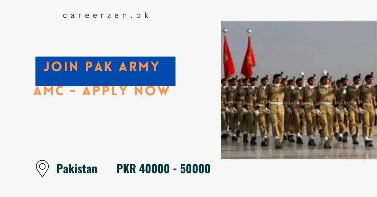 Join Pak Army AMC - Apply Now