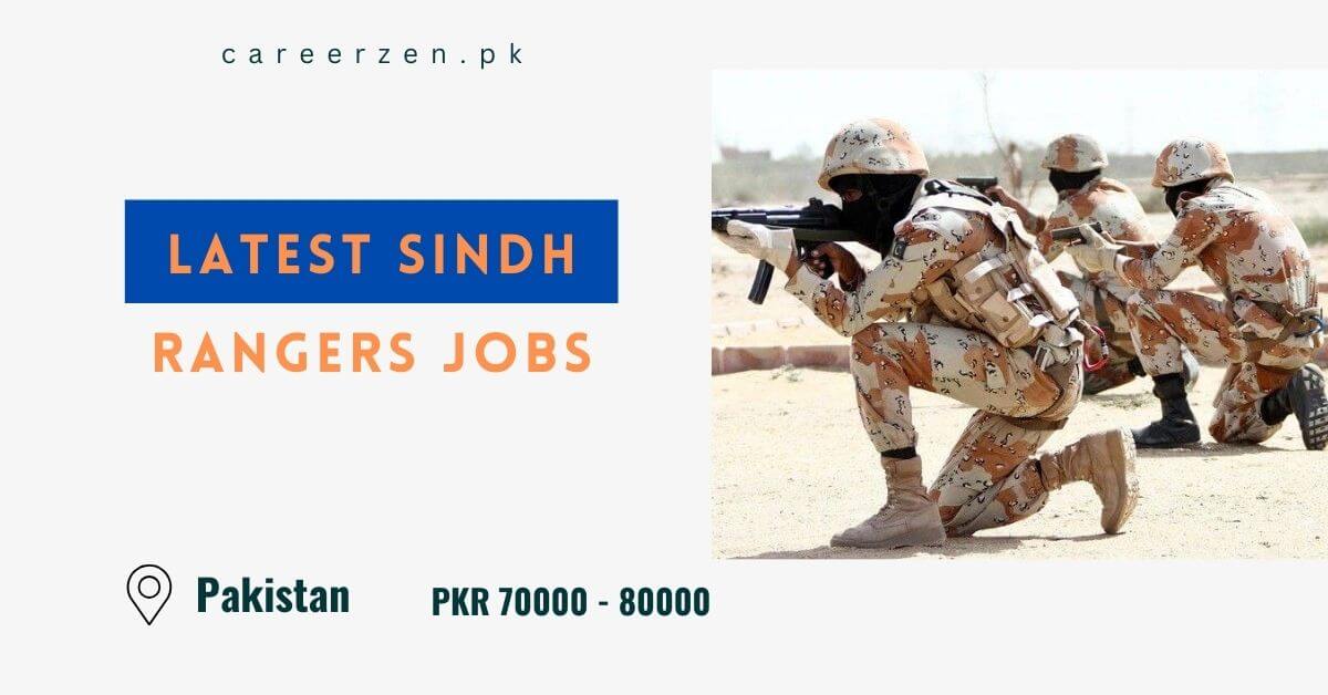 Latest Sindh Rangers Jobs 2024 - Apply Now