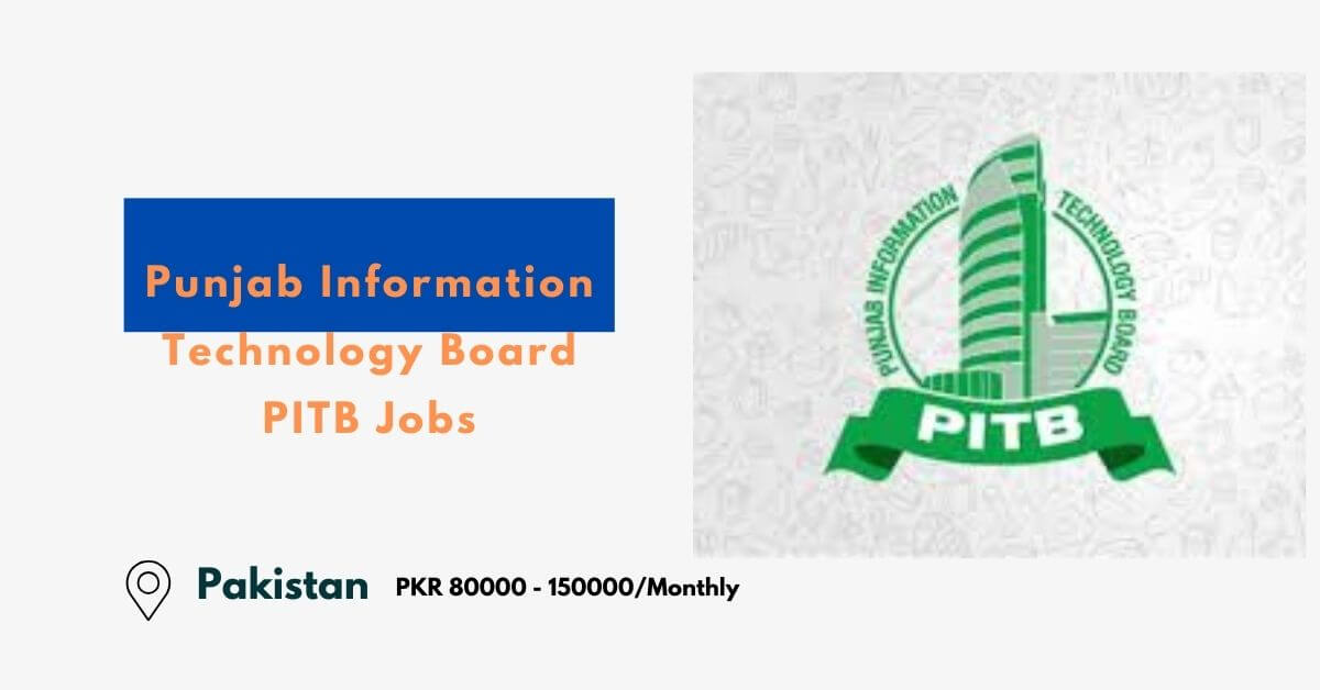 Punjab Information Technology Board PITB Jobs 2024