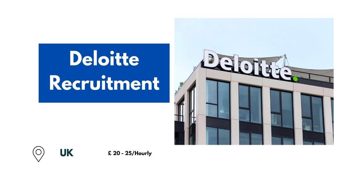 Deloitte Recruitment 2024 - Online Application
